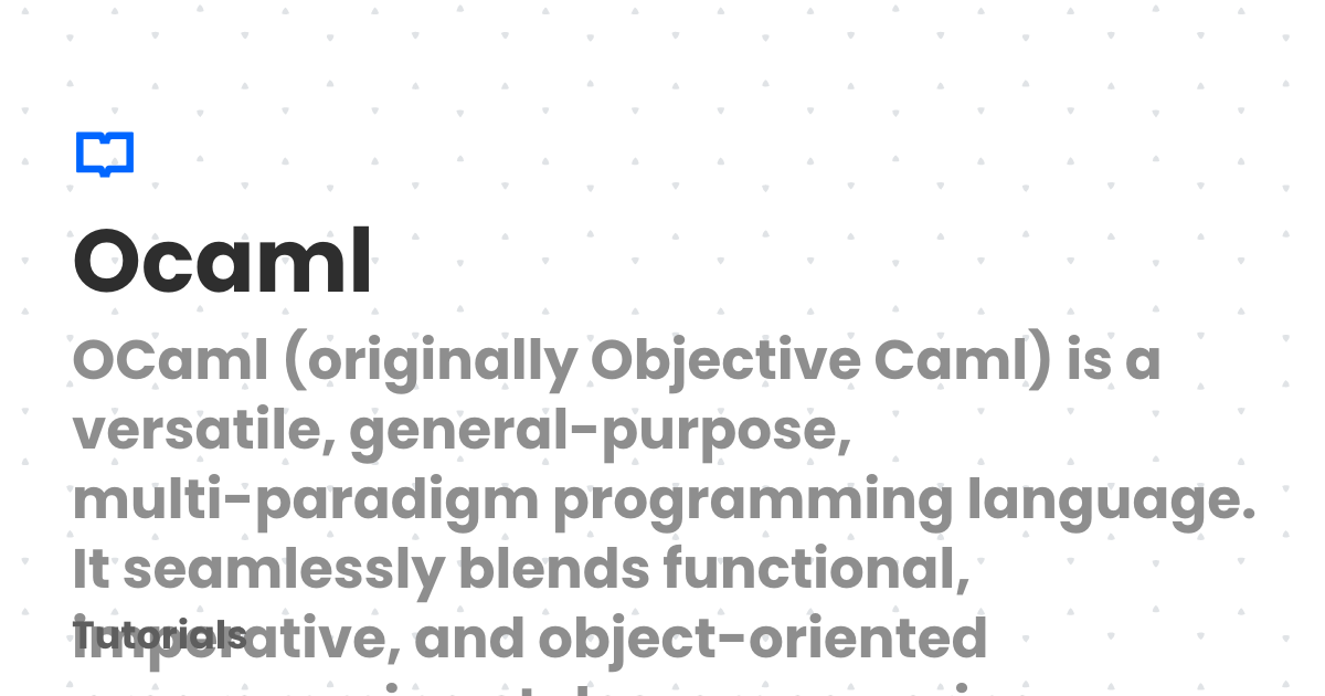 Ocaml | Tutorials Ocaml | Tutorials
