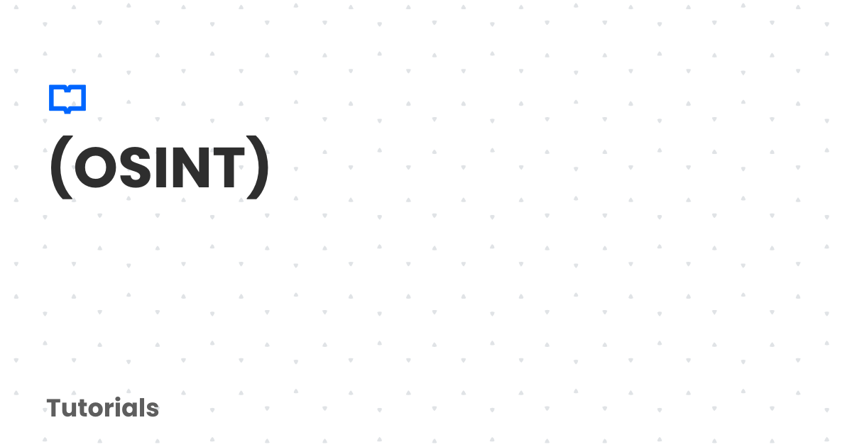 OSINT ( Google operators list ) | Tutorials