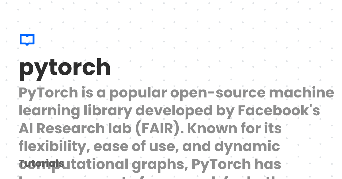pytorch | Tutorials