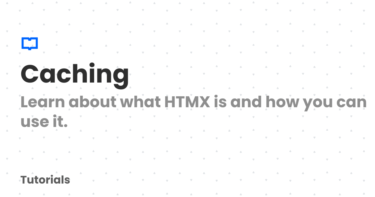 Caching | Tutorials